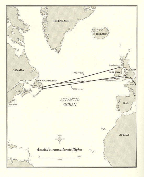 Amelia Earhart - First Women to Fly the Atlantic